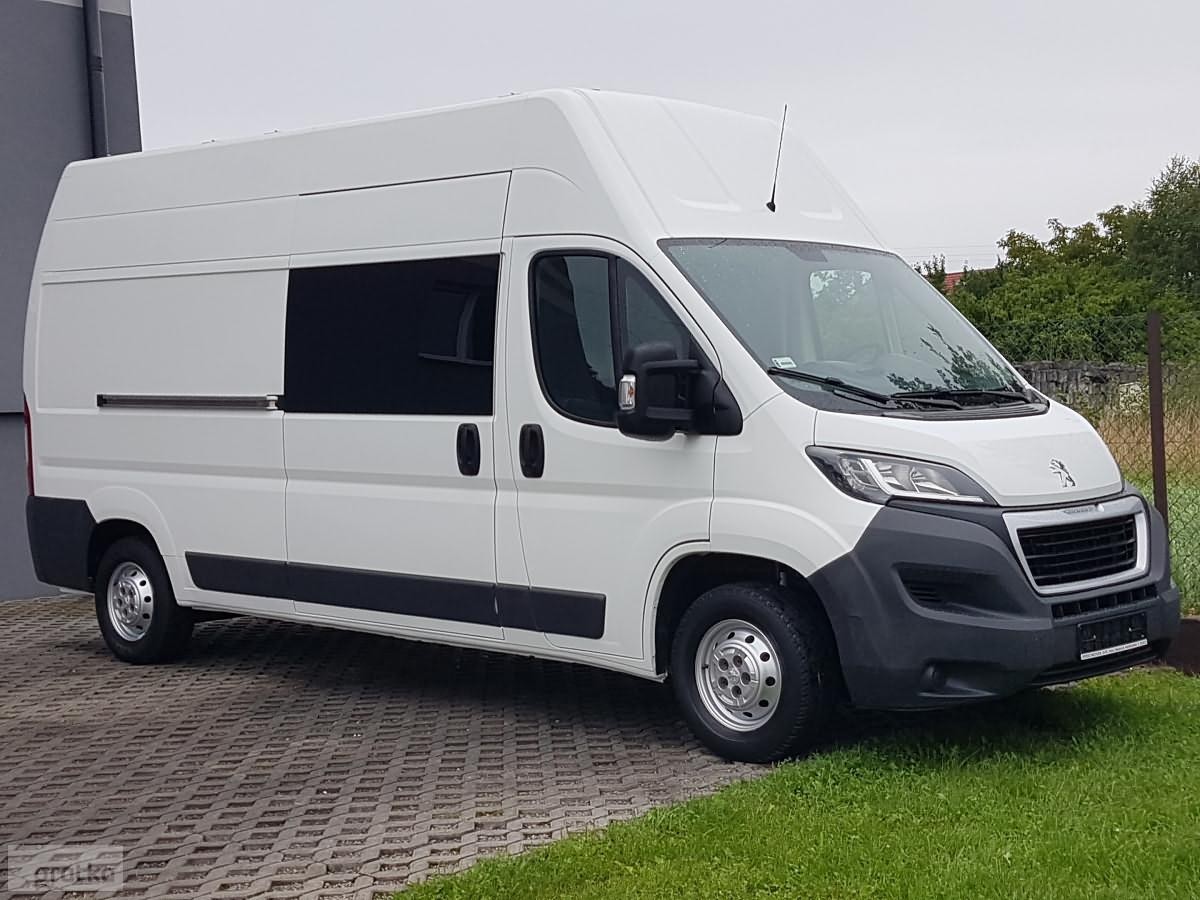 Peugeot Boxer 6-OSÓB L3H3 KLIMA DŁUGI WYSOKI BRYGADÓWKA KRAJOWY ...