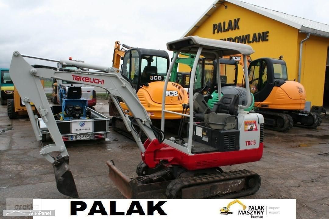 Takeuchi TB 016 Mini koparka Takeuchi TB 016, 2004 r - Gratka.pl ...