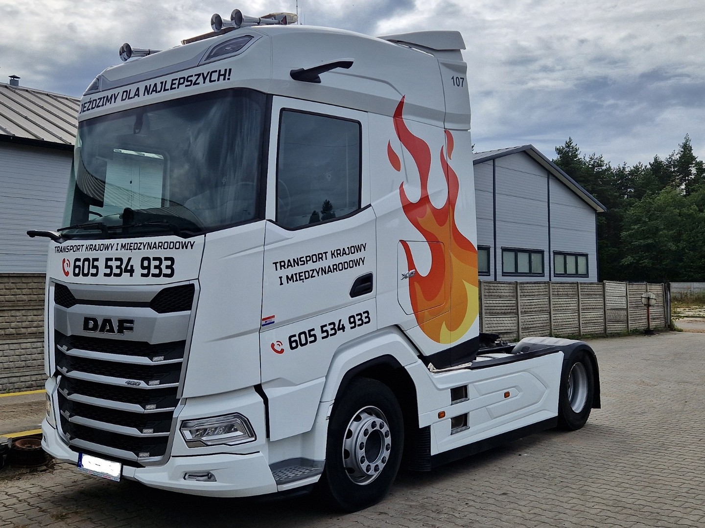 DAF XF 106 XG480 FT STANDARD HYDRAULIKA DMC 50 TON TV 4x2 KARJAOWY PO ...