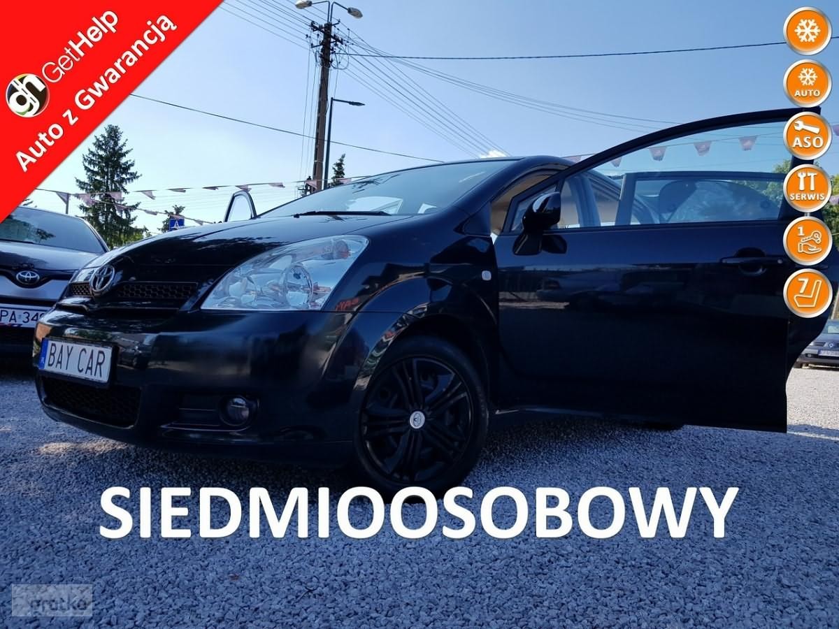 Toyota Corolla Verso III 1.6 110 KM I Właściciel 100% Przebieg Opłaty Z ...