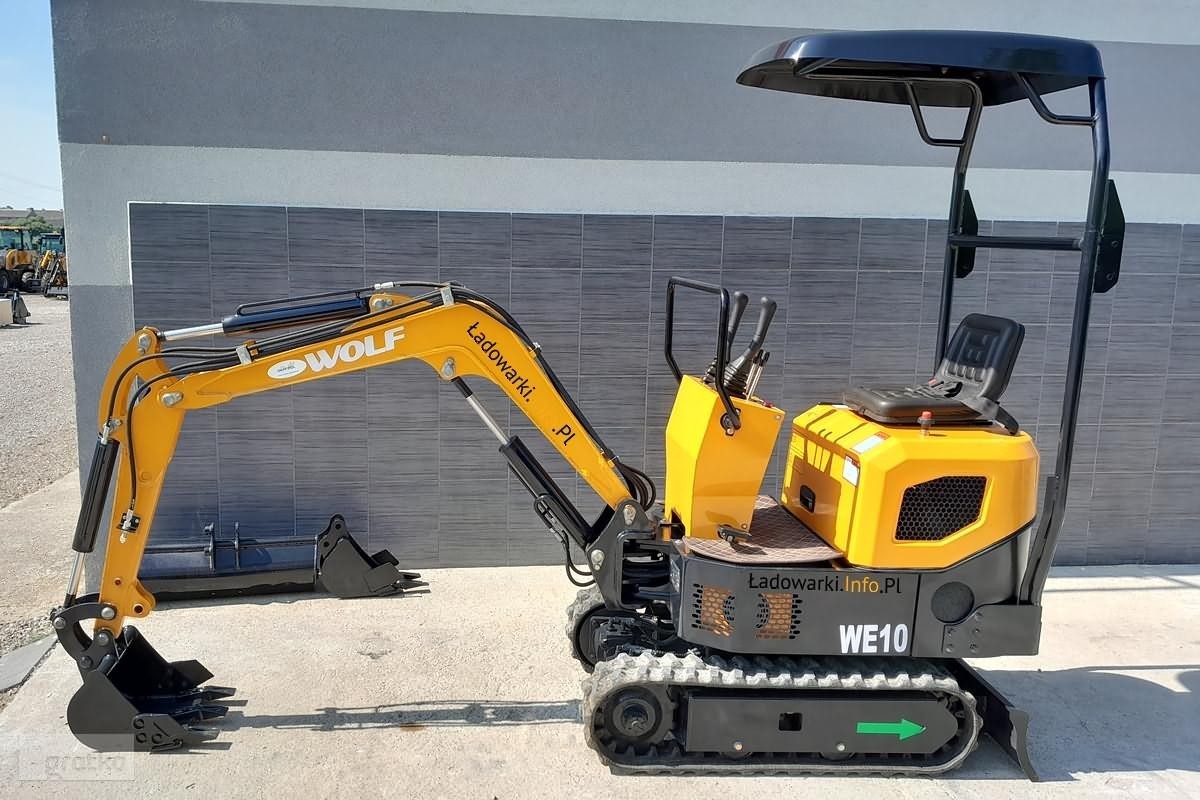 MINIKOPARKA WOLF WE10 - 9,5 KM, masa 880 kg - Gratka.pl - Oferta archiwalna