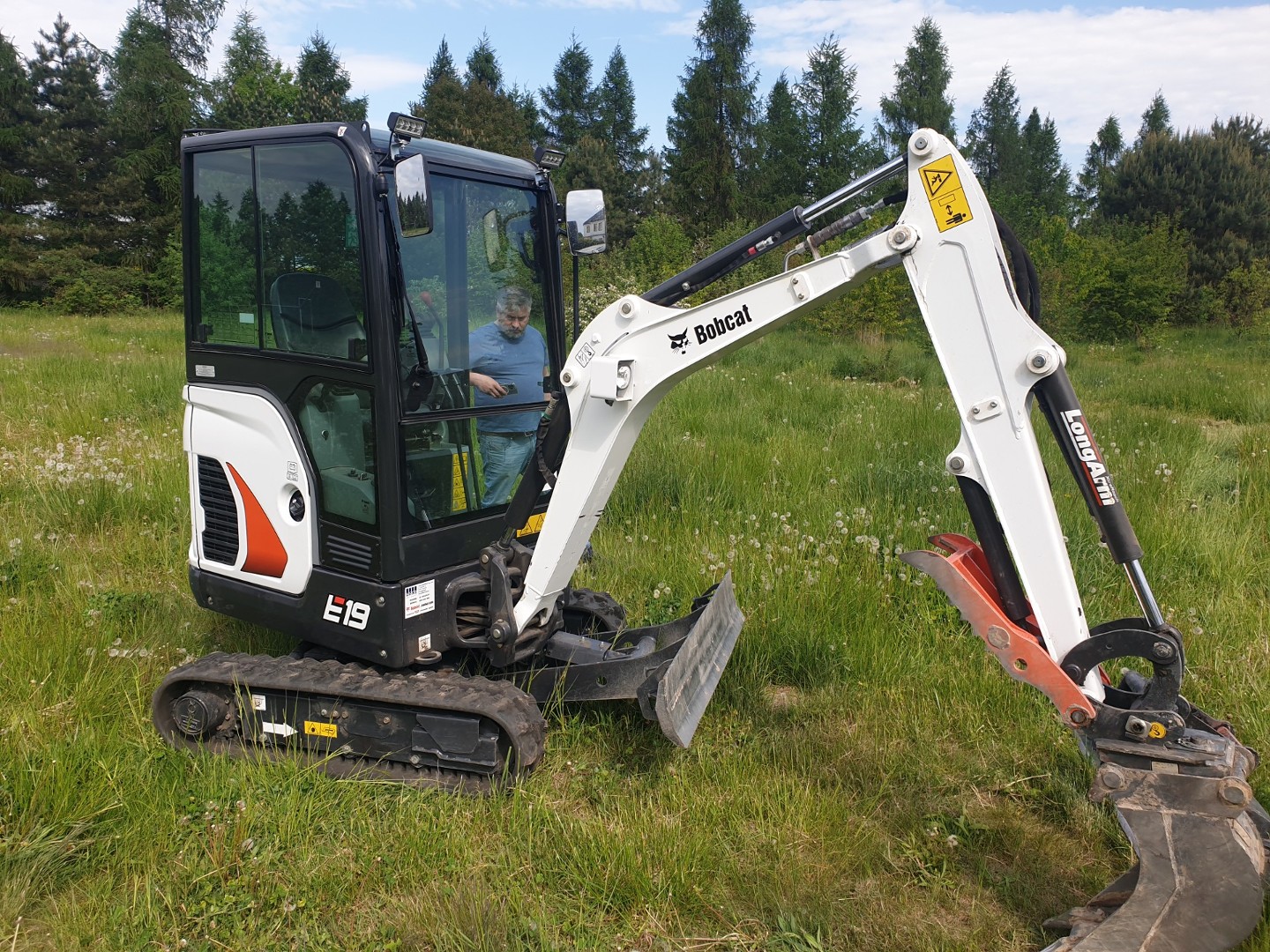 Bobcat E19 2022r. Minikoparka Pierwszy właściciel - Gratka.pl